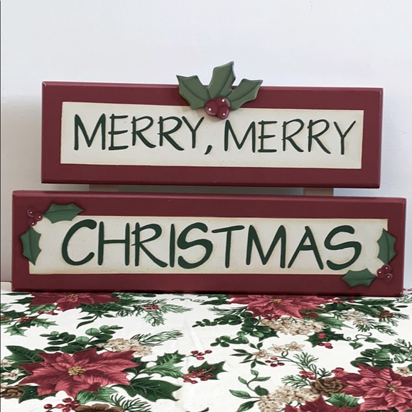 Holiday | Merry Christmas Sign | Poshmark